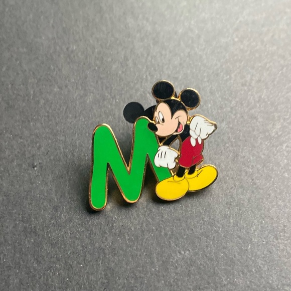 Disney | Other | Disney Pin Mickey Mouse Letter M Pin | Poshmark